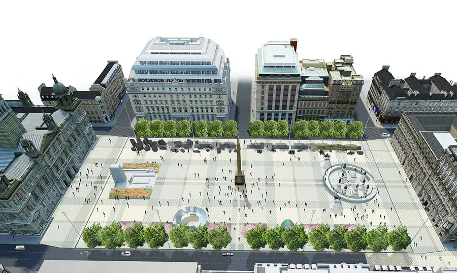 George Square Glasgow Revamp: Redevelopment