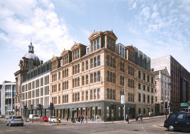 St Andrew House Premier Inn, Glasgow - design