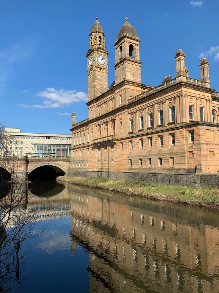 Paisley Town Hall Building, Renfrewshire - design